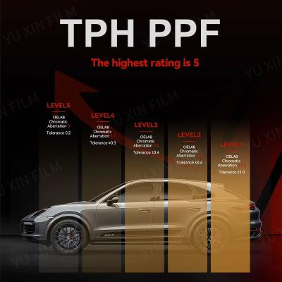 Cina Pellicola protettiva per vernice TPH nera lucida 7.5mil di spessore per carrozzeria auto in vendita