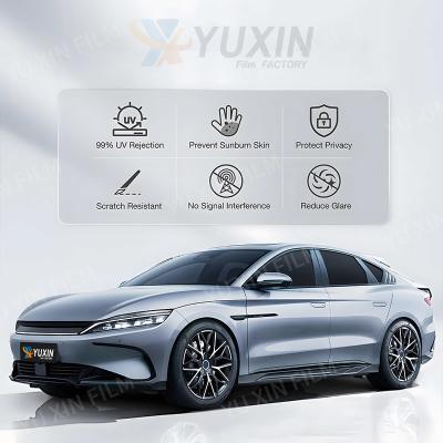 Cina 2 mil spessore 2 strati di pellicola di carbonio per vetri, pellicola UV auto a prova di tinture all' ingrosso in vendita