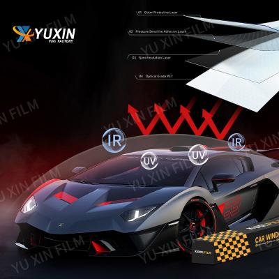 China Heat Insulation Nano Ceramic Window Film For Car UV Block 99% Clear Window Tinting for sale