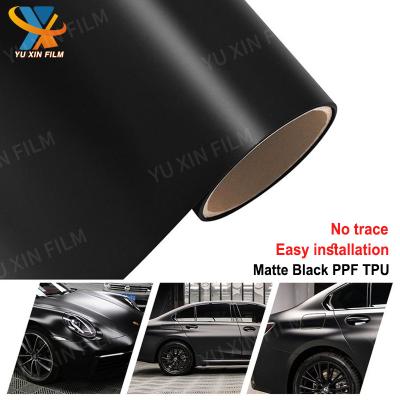Cina Pellicola protettiva per vernice per veicoli in TPU nero opaco lucido da 60 pollici x 50 piedi, film PPF da 190um per auto in vendita