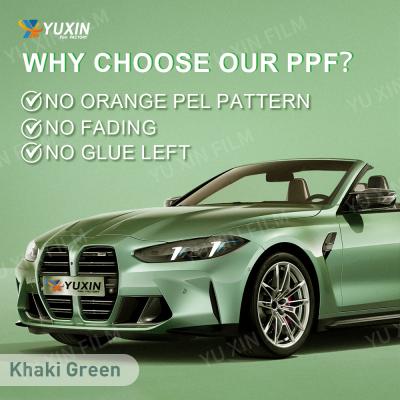 Cina TPU Matte Verde Militare Rosso Lucido Pellicola Protettiva Cambia Colore Anti-UV PPF in vendita