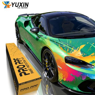 China 190 Micron Metallic White Grey TPU Paint Protection Film with Nano Ceramic Coating for sale