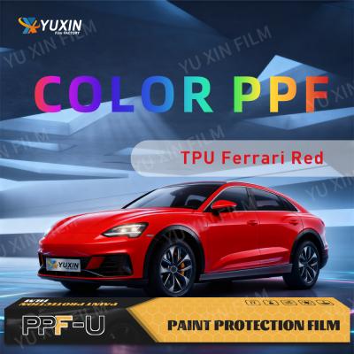 China Real Paint Texture Color PPF Strong Stretch Easy to Remove TPU Paint Protection Film for sale