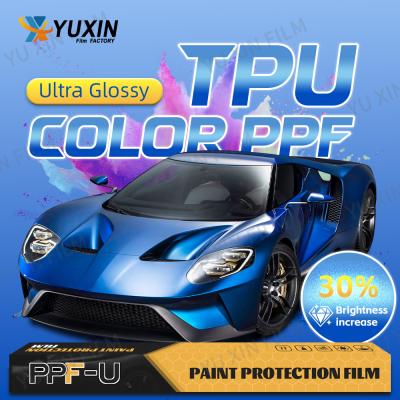 China Ultra Glossy Color PPF Classic Color Car Durable TPU Paint Protection Film for sale