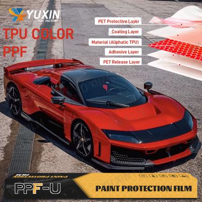 China 7.5mil Factory Price Wrap Vinyl Film Anti UV Color PPF TPU Paint Protection Film for sale