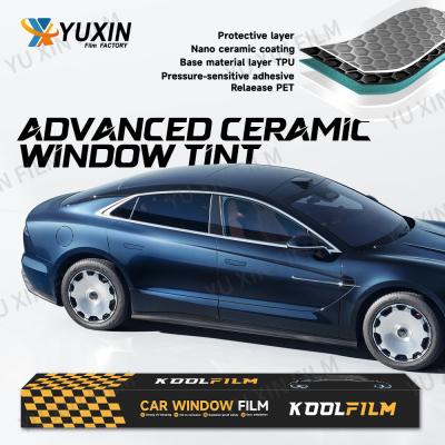 China 100% UV Protection House Glass Film Car Privacy Window Film Nano Ceramic Tint Film for sale
