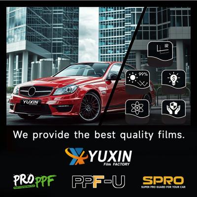 China Wholesale Automotive Window Tint Skincare High Heat Insulation Nano Ceramic Magnetron Titanium Nitride PET Car Solar Film for sale