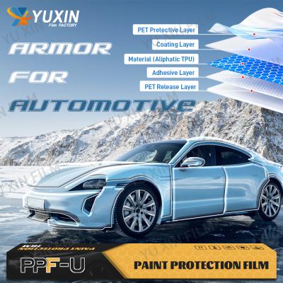 China Glossy TPU Armor Paint Protection Film Premium Quality Repairable Car PPF for sale