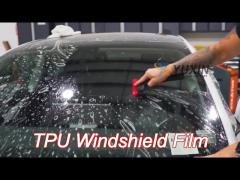 anti glare tpu windshield film anti scratch high clear window tint film