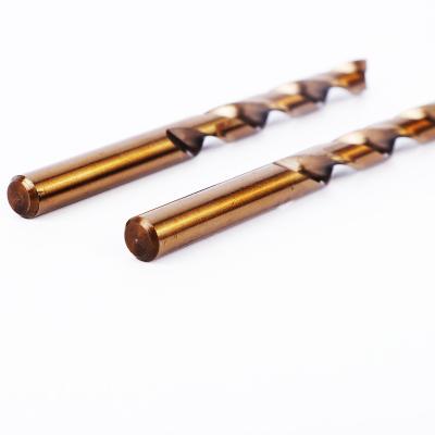 China Coffee 9.0mm HSS Twist Drill Bit HRC65-67 ，M35 Hss Drill Bits For Steel for sale
