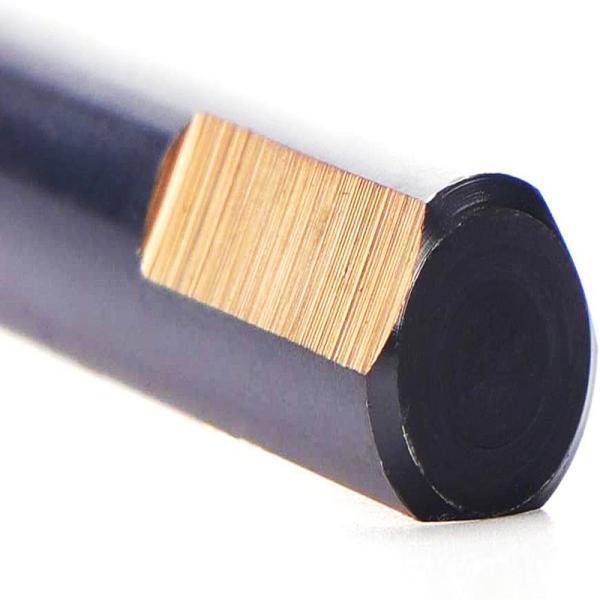 Quality Three Flats Shank M35 Cobalt HSS Pilot Point Drill Fully Ground Bit For Metal for sale