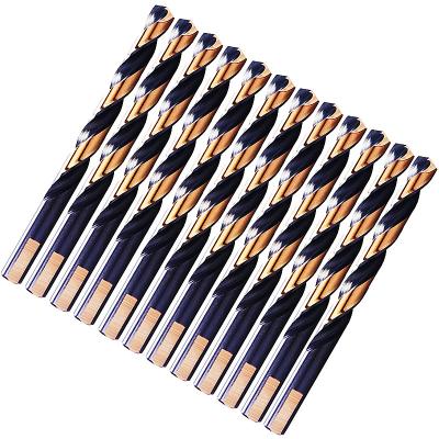 China Three Flats Shank M35 Cobalt HSS Pilot Point Drill Fully Ground  Bit For Metal for sale