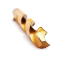 Quality HSS Twist Drill Bit , Fully Ground HSS Heavy Duty Drill Bit For Metal Tin coated for sale