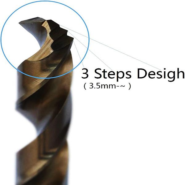 Quality Turbo Max Point HSS Drill Bit , Hss Cobalt Drill Bits For Metal for sale
