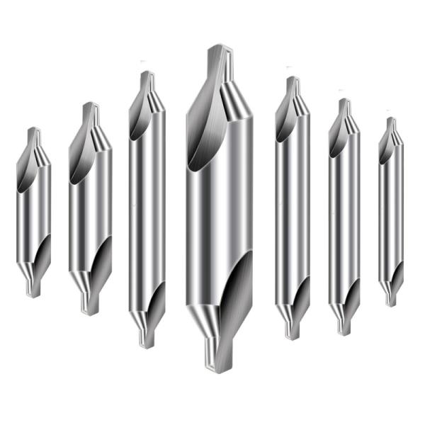 Quality M2 Center Drill Hss Ground Drill Bits DIN333 Tools For Soft Metal Drilling EN RU Pack for sale