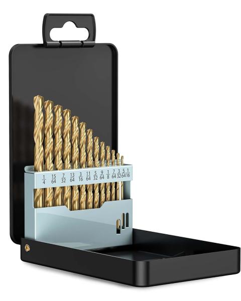 Quality Precision Ground Drill Bit Set 135C Split Point For  Auto Repair Stainless for sale