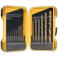 Quality M35 Cobalt Drill Bit Set Hss 15pcs Precision Drilling For Auto MRO & HVAC Use for sale