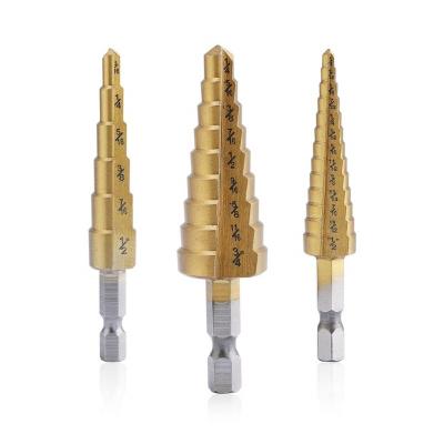 China Customize Hex Shank Titanium Coated Hss Drill Bits Hss Cutter Bit for sale