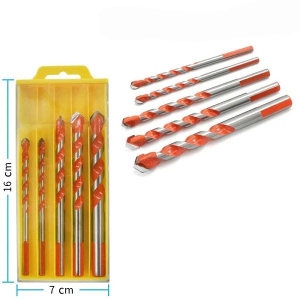 Quality U Double Flute 6-12mm Masonry Core Drill Bits , Construction Drill Bits Set for sale
