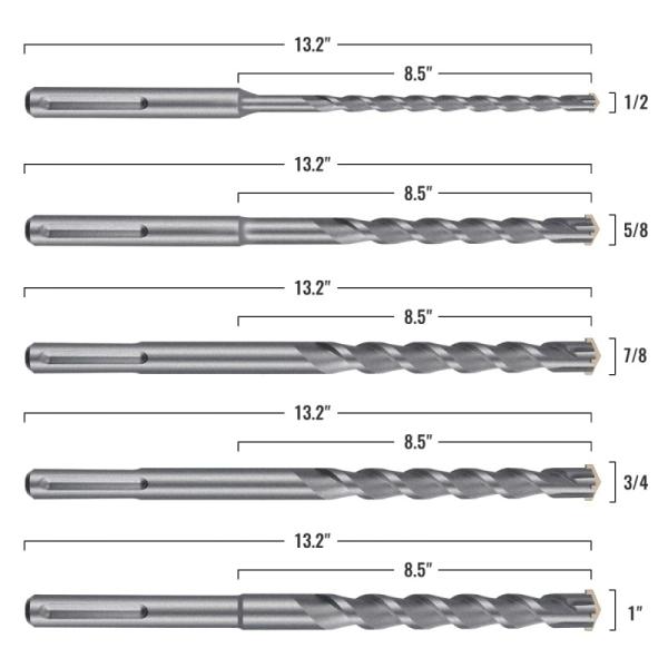 Quality Multi Cutter Fast Professional SDS-Max Shank -TIP2 Drill Bit , SDS Hammer Drill for sale