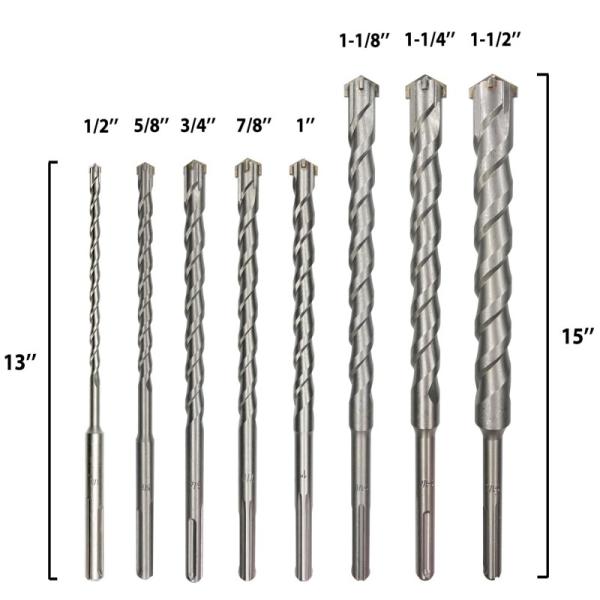 Quality Building Materials SDS Plus Bits MAX Hammer 5 8 Drill Bit 4 Flute 4 Cutter for sale