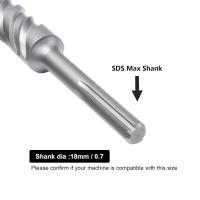 Quality 40Cr Sandblasted SDS Drill Bit 12mm R Flute Sds Hammer Drill for sale