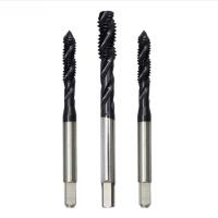 Quality Industrial TiCN Blue-Grey Coated JIS Taps | HSSE-PM & M35 | 35° Helix 6H Taps for sale