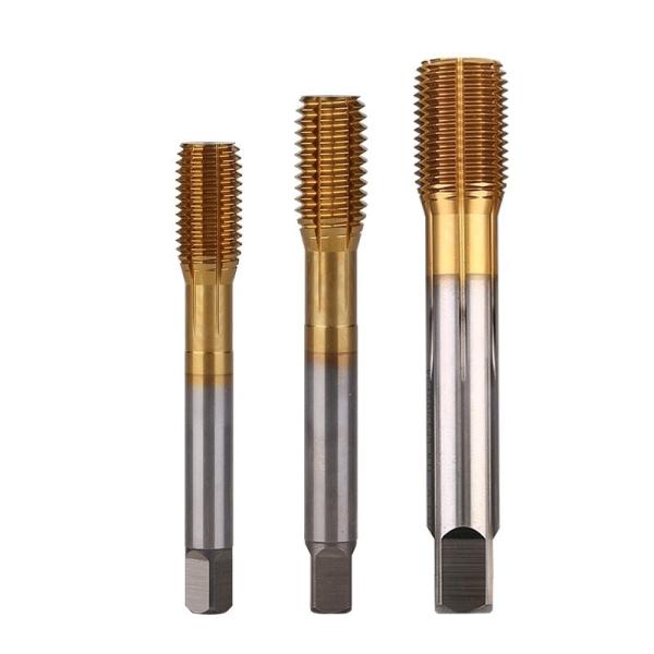 Quality TiN Coated Hss Threading Taps M35 DIN 371 Machine Tap M8 for sale