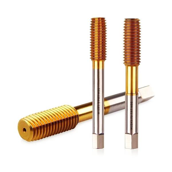 Quality TiN Coated Hss Threading Taps M35 DIN 371 Machine Tap M8 for sale
