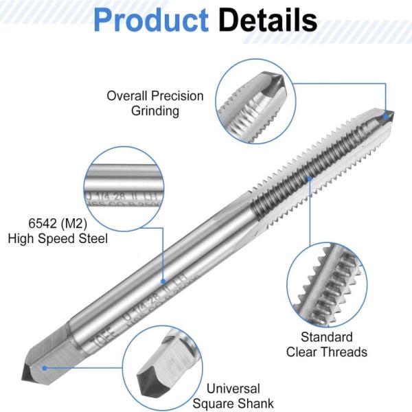 Quality Precision Ground HSS Machine Taps 6542 M2 M14 1.5 Tap for sale