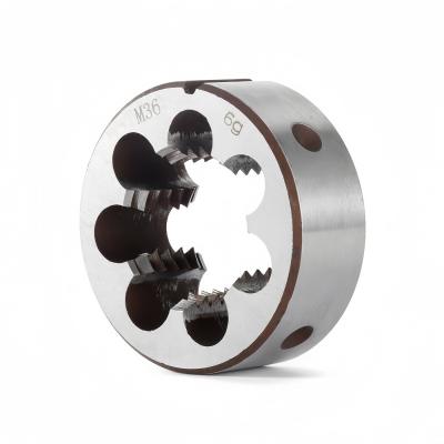 China High-Hardness 9CrSi Alloy Steel Round Dies | Professional 9XC Threading Tools for Metalworking for sale