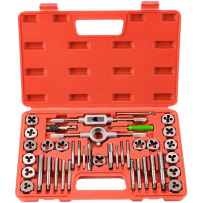 China Master 40PC Metric Threading Tool Kit | Durable Alloy Steel Taps & Dies | Comprehensive Maintenance Set for DIY & Workshop for sale