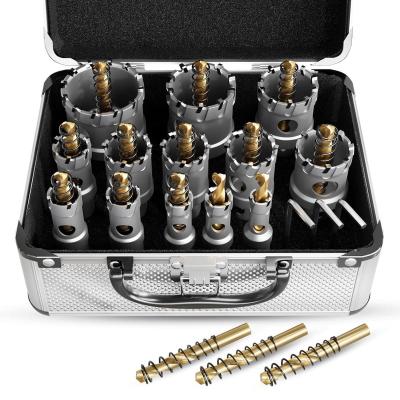 China Professional 19-Piece TCT Boring Kit | High-Torque Triangular Shanks & 3X Component Backup for 304/316 Stainless for sale