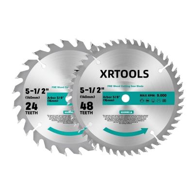 China 140mm Circular Saw Blade for Rough Framing | Low-Drag 24T Construction Blade (5/8