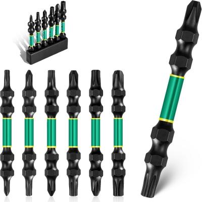 China Heavy-Duty Hybrid Structural Bit | 2.5-Inch Reversible PH2/T25 Power Bit for sale