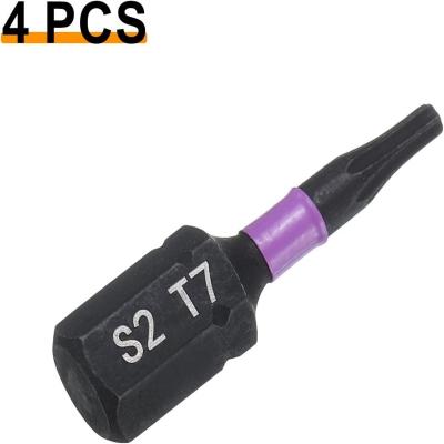 China Heavy-Duty T7 Star Driver Bit | High-Wear Nitrided Finish (1/4