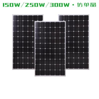 Cina 40W 60W pannelli solari al silicio monocristallino modulo fotovoltaico pannelli solari in vendita