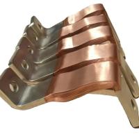 China Rectangular Tin Plated Flexible Copper Busbar 200A 600V 2 AWG for Electrical Power Distribution for sale
