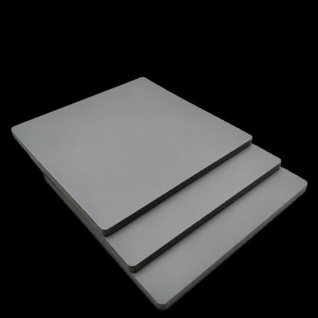 Ceramic silicone foam product showing heat resistant properties