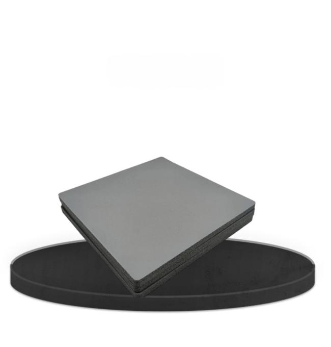 Ceramic silicone foam product sample showing texture and thickness