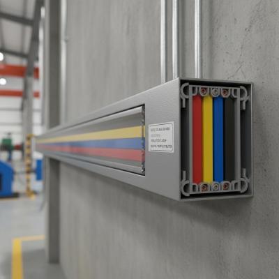 China 4 Wire Electric Busway Rated Voltage 380V 660V Insulation Class F Power Distribution Solution for Industrial Applications for sale