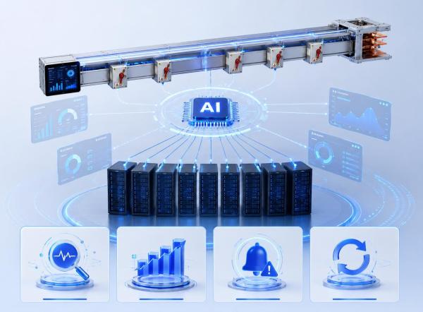 Quality 2000A-6300A Low Temperature Rise Busway System with High-Conductivity Copper for AI Data Center Power Backbone for sale