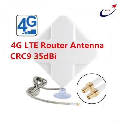 China GJX 4G LTE panel 35dBi antenna 4g indoor wifi router CRC9 4G  antenna for sale