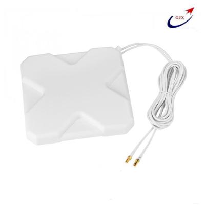 China 35dBi TS9 White ABS Panel Antenna Signal Amplifier for 4G LTE Modem Booster for sale