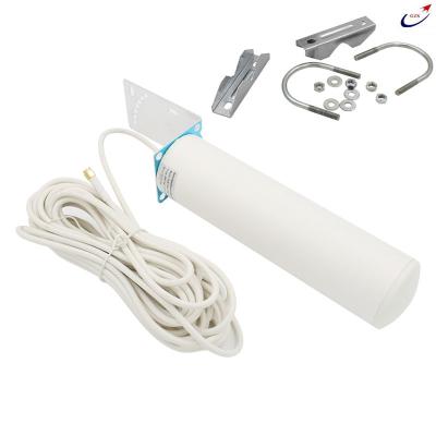 China 4G 12dBi SMA N Male FiberGlass WiFi Antenna for 3G 4G Router antenna 10m for HUAWEI ZTE Vodafone WiFi Router for sale