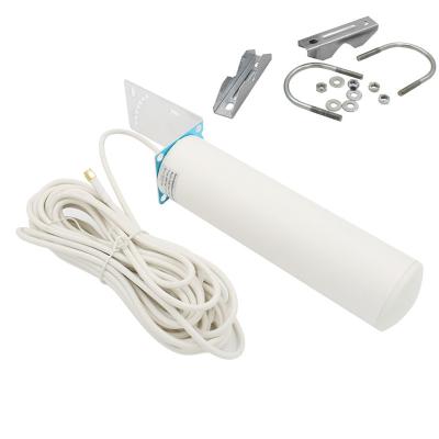China 12dBi WIFI Modem LTE 4G Antenna booster With 5m cable and SMA male for 4g modem repeater router for sale