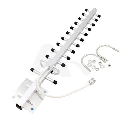China 3G 4G LTE antenna 15dBi antenna 3g yagi outdoor antenna 4G external antenna N female for Mobile Signal Repeater Booster for sale