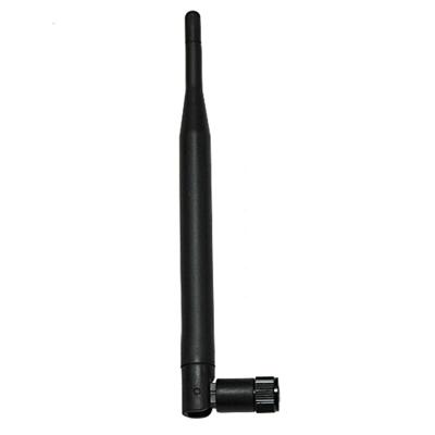 China SMA RPSMA connector 5dBi 2.4ghz TPE Black Diople Rubber Wifi Antenna for sale