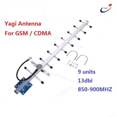 China Best Price 13dbi Cell phone signal antenna 824-960mhz 900mhz GSM/CDMA outdoor yagi antenna with N female connector for sale