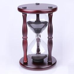 Cina 2 ore 5 il desktop da tavolino di legno del Ministero degli Interni del pendolo del temporizzatore della clessidra di 30 minut ha messo la clessidra decorativa del temporizzatore della sabbia in vendita